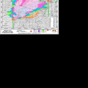 Wallow Fire Progression Map as of June 16, 2011 | | wmicentral.com