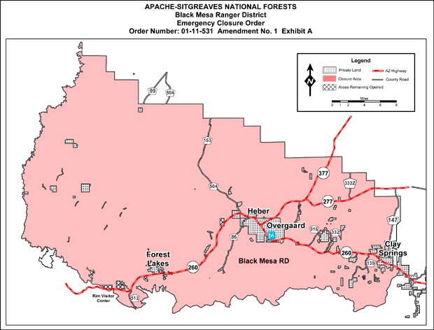 Extreme fire danger prompts additional forest closures in Apache ...