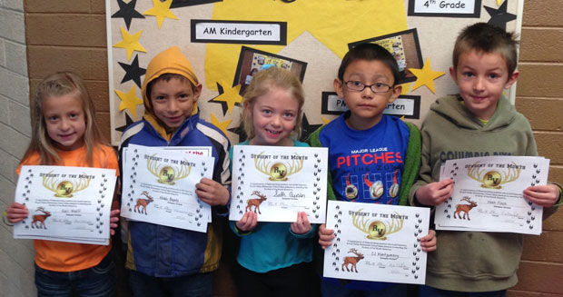 Round Valley Elementary School students of the month | Education ...