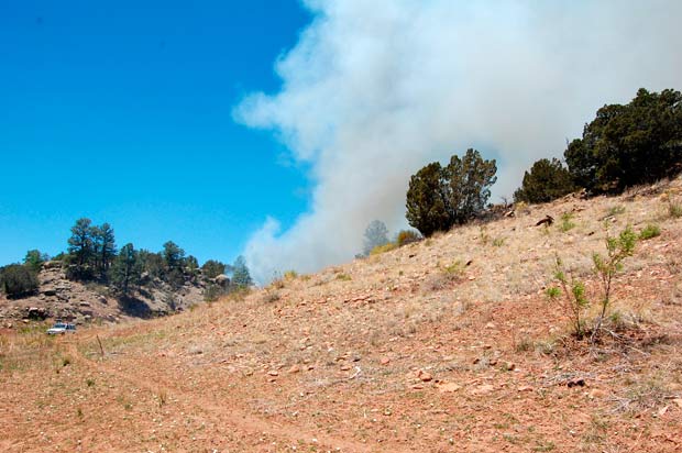 Fire off Lone Pine Dam Road burns 15 acres, is controlled | News ...