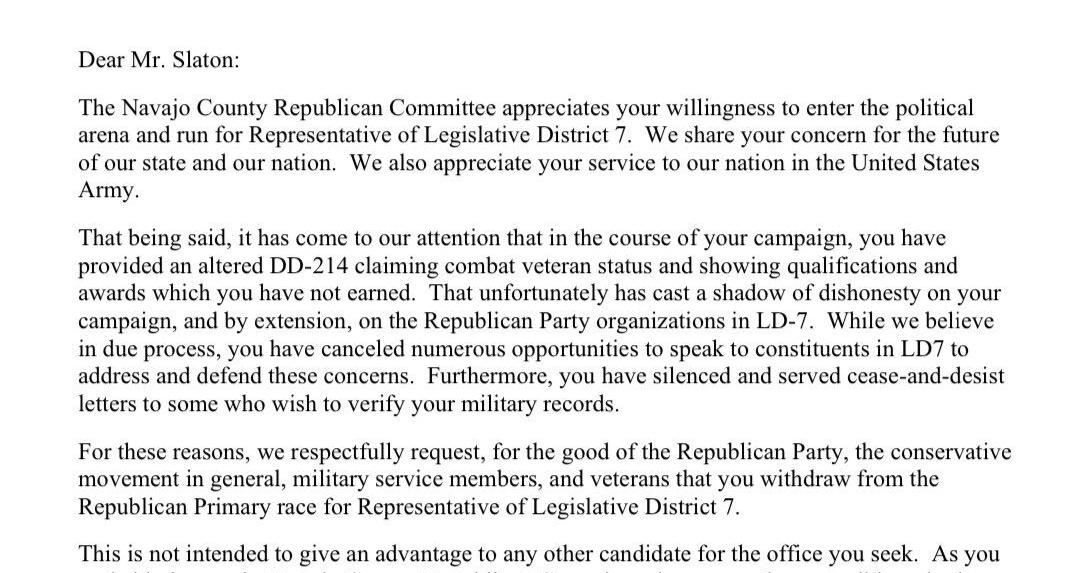 NC GOP letter to slaton | | wmicentral.com