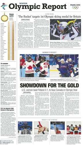 Olympics Update Feb. 15 | Local News | woodwardnews.net