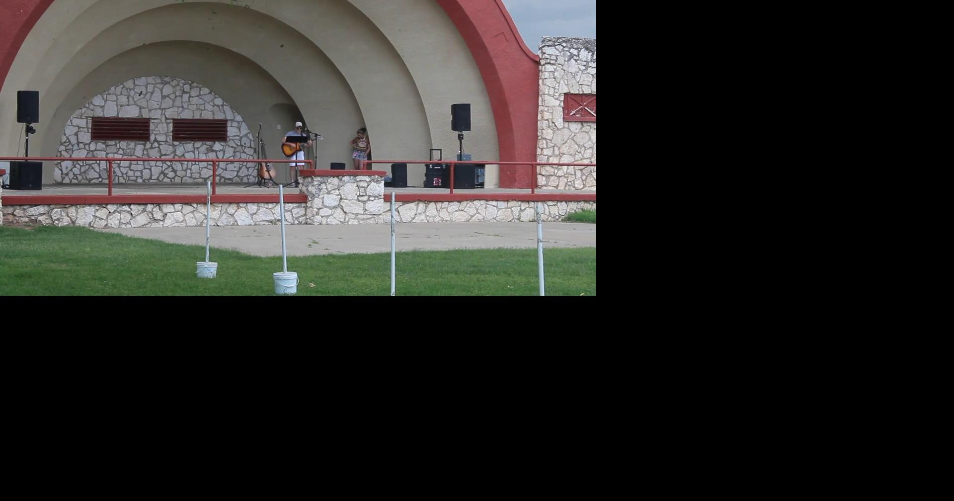 Live performance at Crystal Beach amphitheater | Multimedia ...