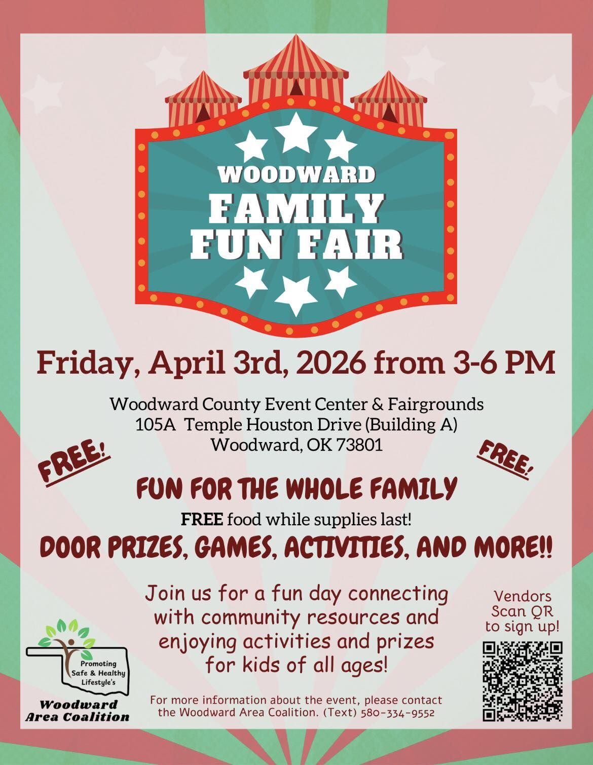 Woodward Family Fun Fair set April 3 | News | woodwardnews.net