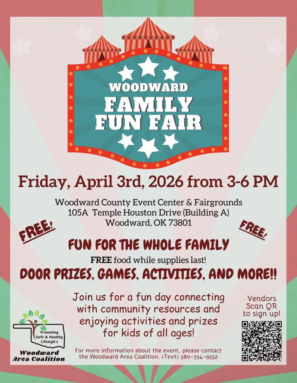 Woodward Family Fun Fair set April 3 | News | woodwardnews.net