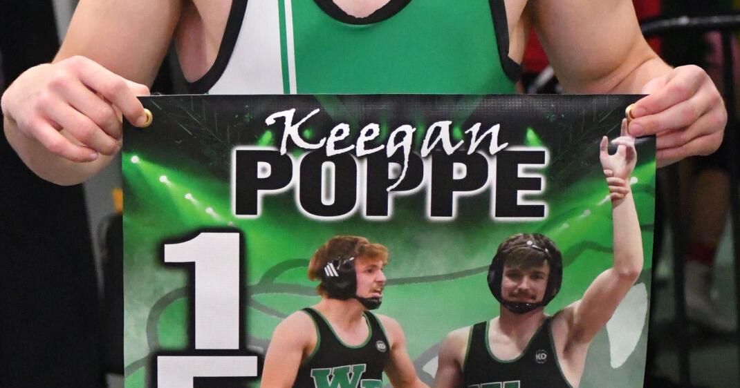 From an IV to a state medal childhood dream comes true for Poppe ...