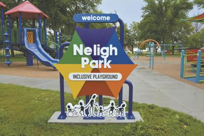 New sign, equipment mark completion of inclusive playground | Top ...