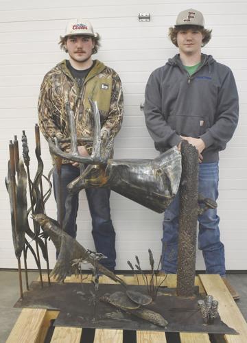 Seniors showcase artistry with ‘History of Nebraska’ sculpture | Wisner ...