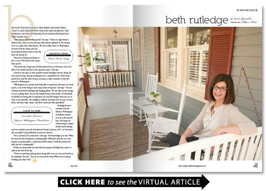 Favorites: Beth Rutledge | Archive | wrightsvillebeachmagazine.com