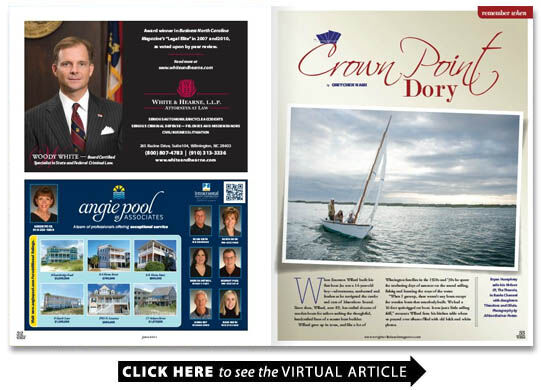 Crown Point Dory | Archive | wrightsvillebeachmagazine.com