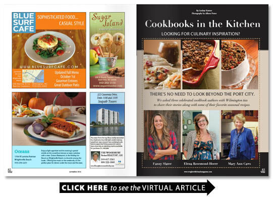 Cookbooks in the Kitchen | Archive | wrightsvillebeachmagazine.com