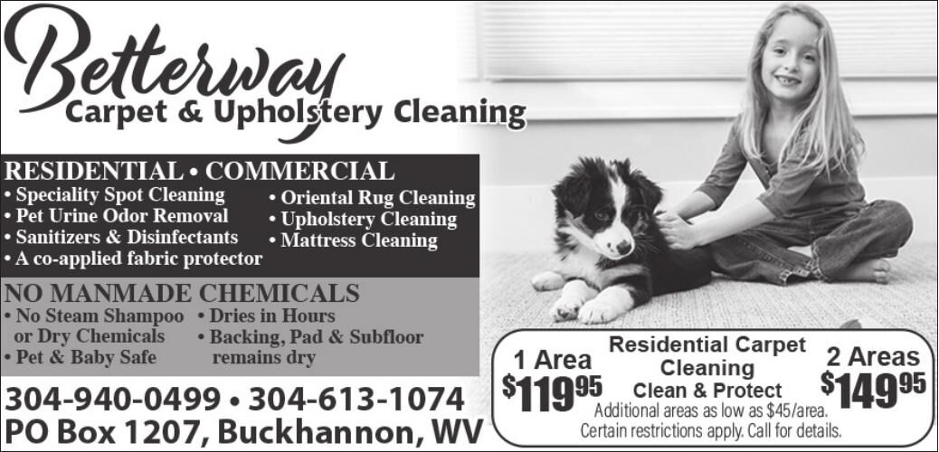 BETTERWAY CARPET CLEANING INC (W | Other | wvnews.com