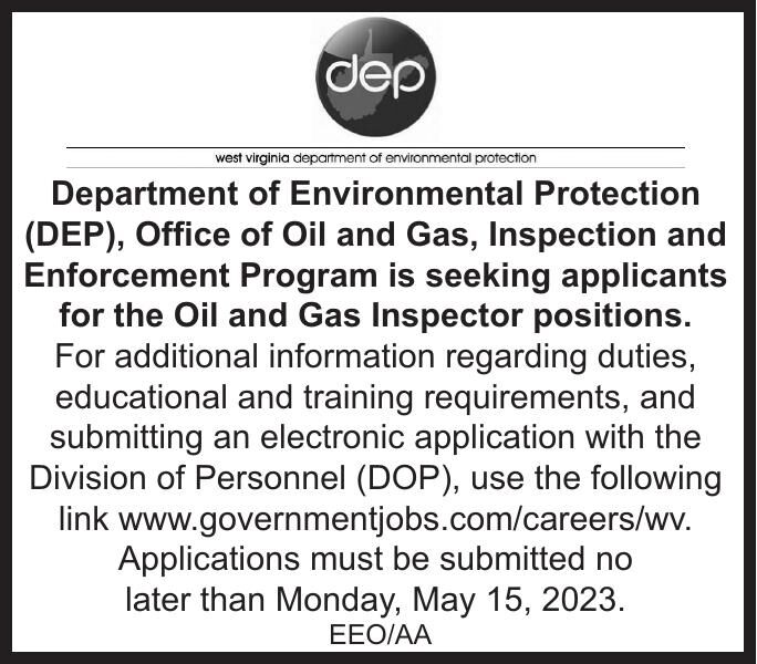 DEPT OF ENVIRONMENTAL PROTECT | Other | wvnews.com