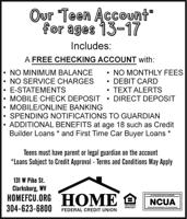 Home Federal Credit Union | banking | auto loan | Clarksburg, WV ...