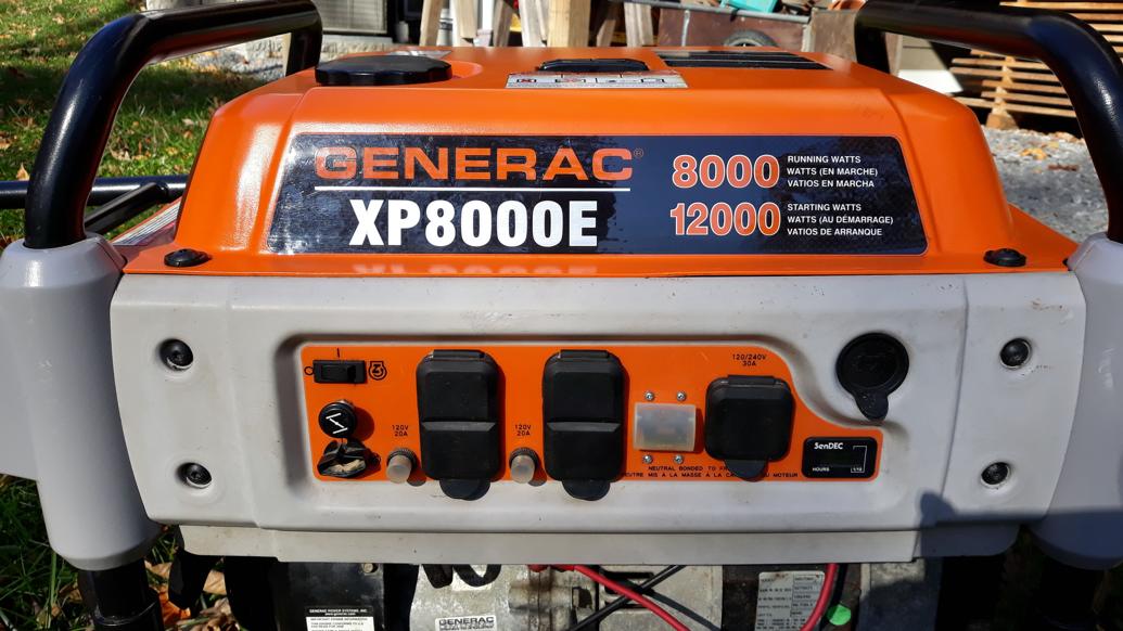 Generac XP8000E Professional Series Portable Generator | Tools ...