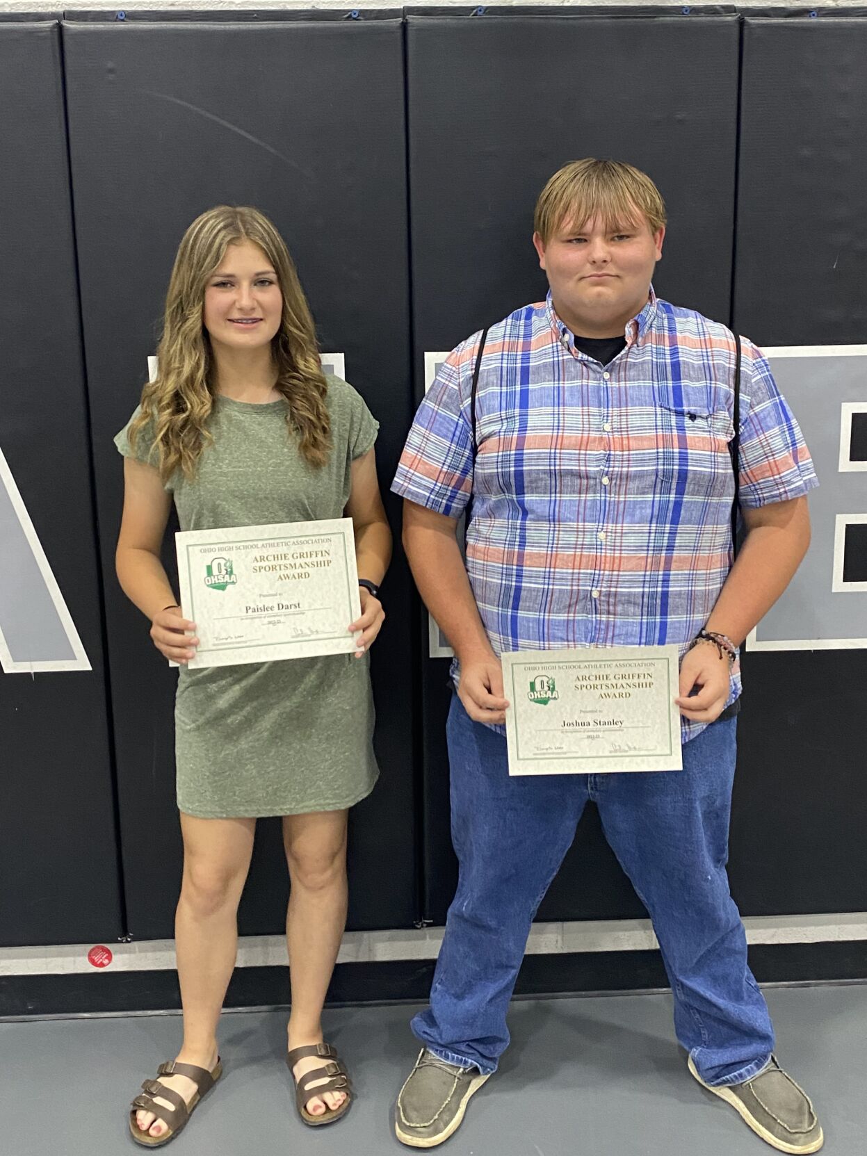 Darst, Stanley win Archie Griffin Sportsmanship Award at RVMS ...