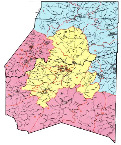 Commissioners accept new version of redistricting | Preston County News ...