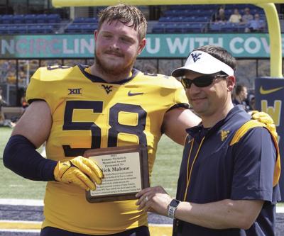 WV Native Nick Malone Earns Spot in WVU’s Offensive Line Rotation ...