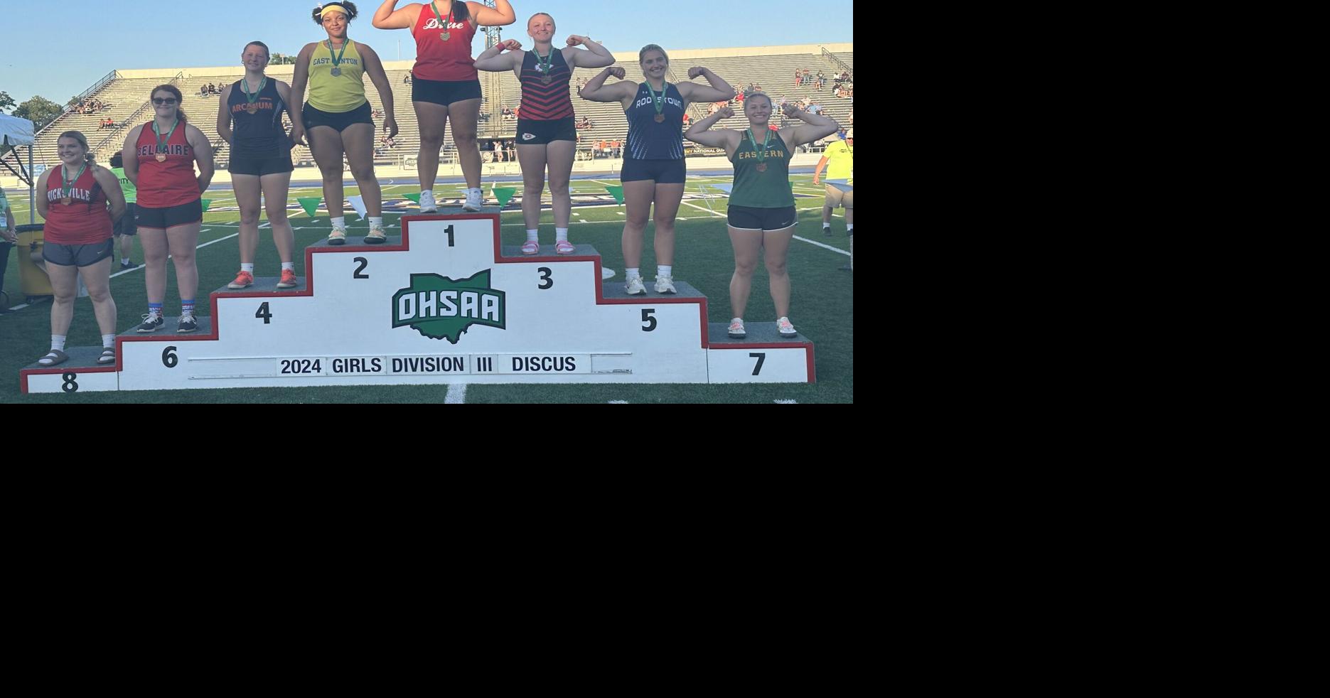 Ohio state track day one: Eastern's Emma Hayes podium's in discus ...