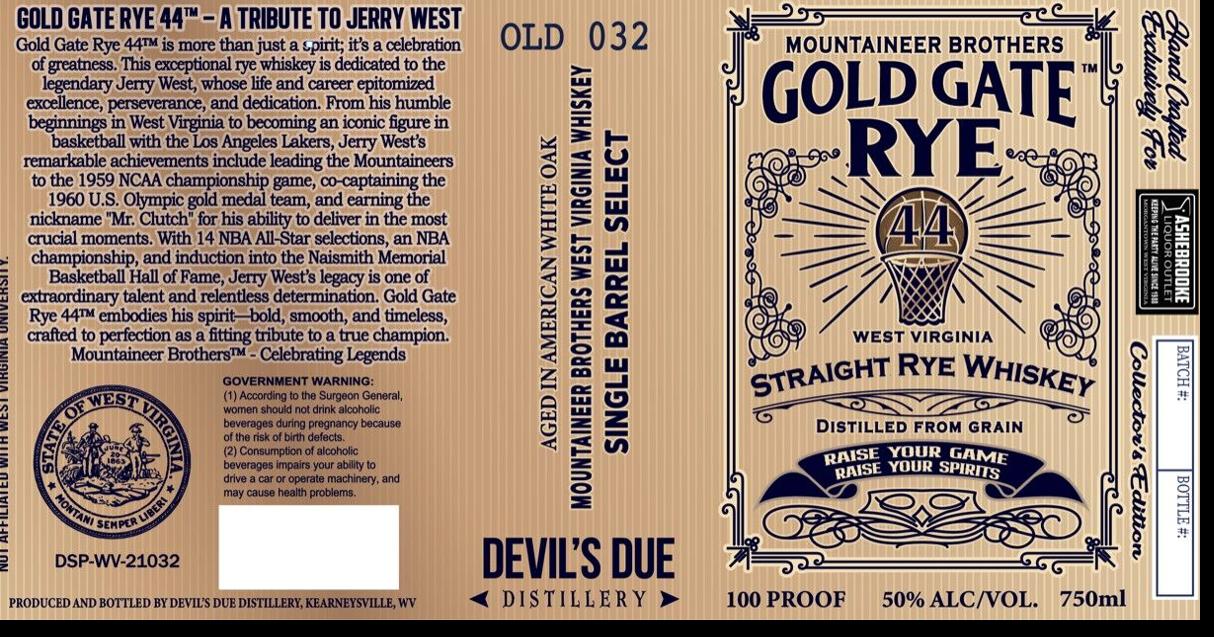 Gold Gate Rye 44: A Limited-Edition Whiskey Honoring Jerry West ...