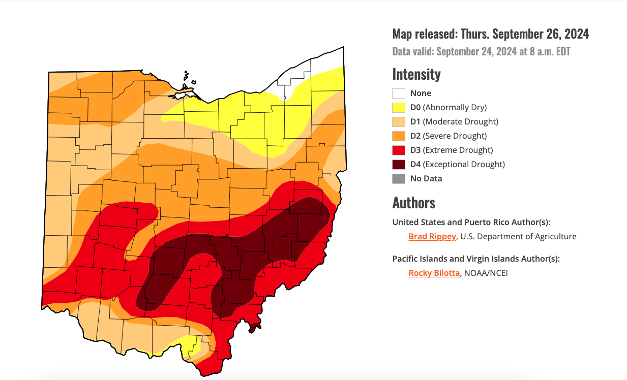 Southeastern Ohio Map