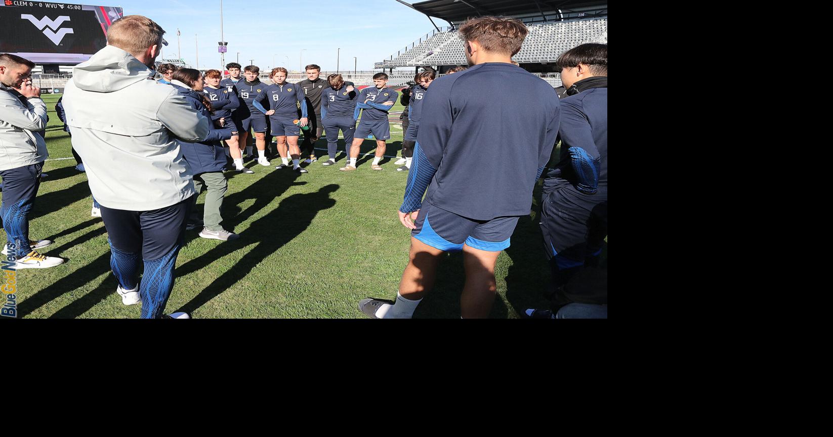 WVU Men's Soccer takes quick walkthrough at site for tomorrow's NCAA ...