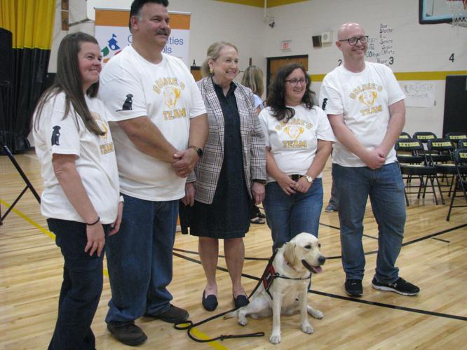 Photo Gallery: Keyser Middle School welcomes Goldie | Mineral County WV ...