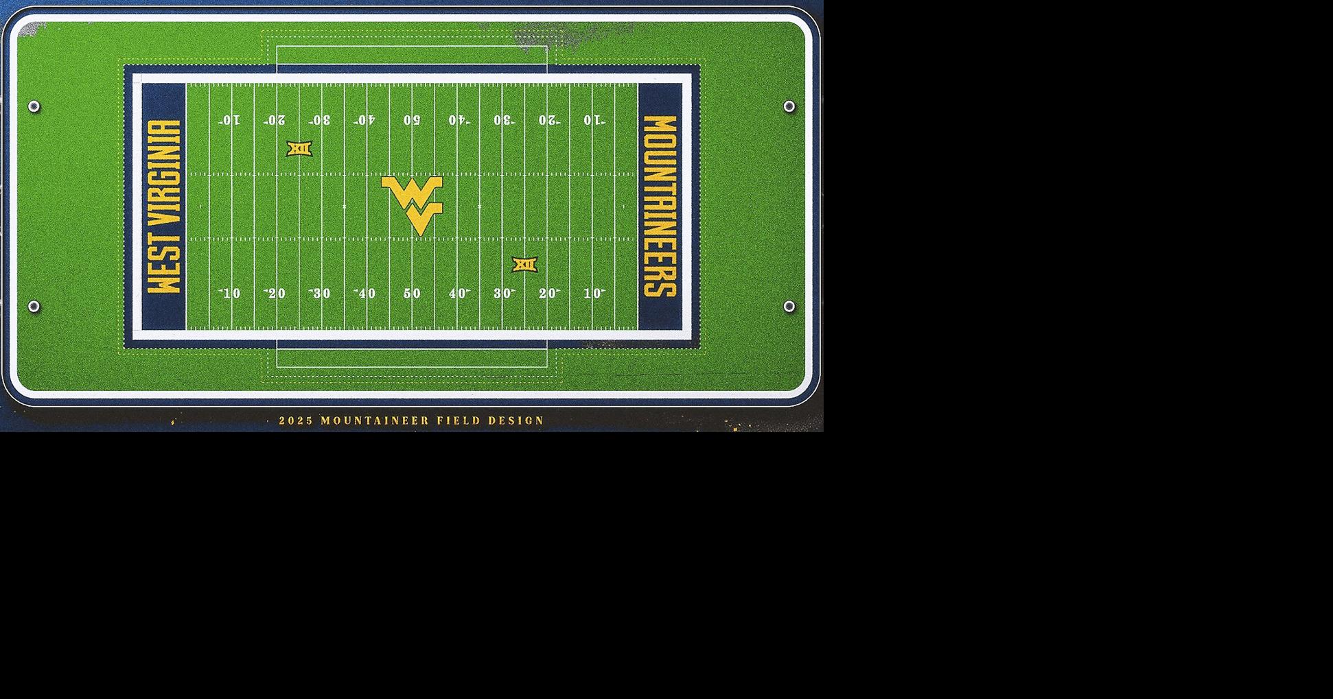 WVU Football updates 2025 turf design | West Virginia University Sports ...
