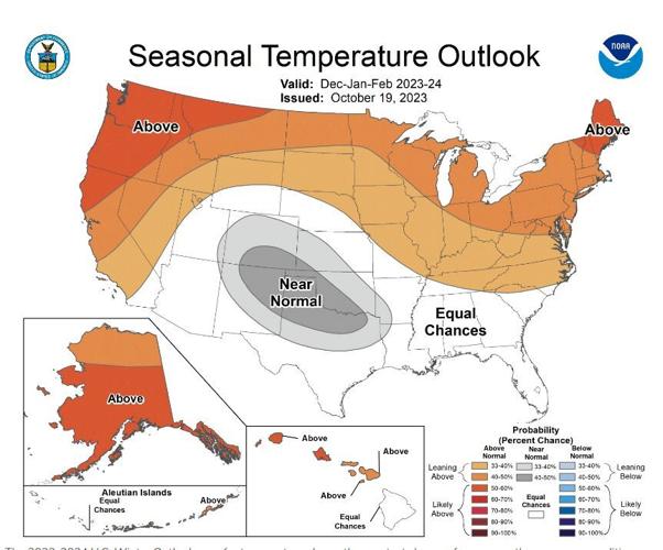 Winter prediction: milder than normal with a chance of coastal ...