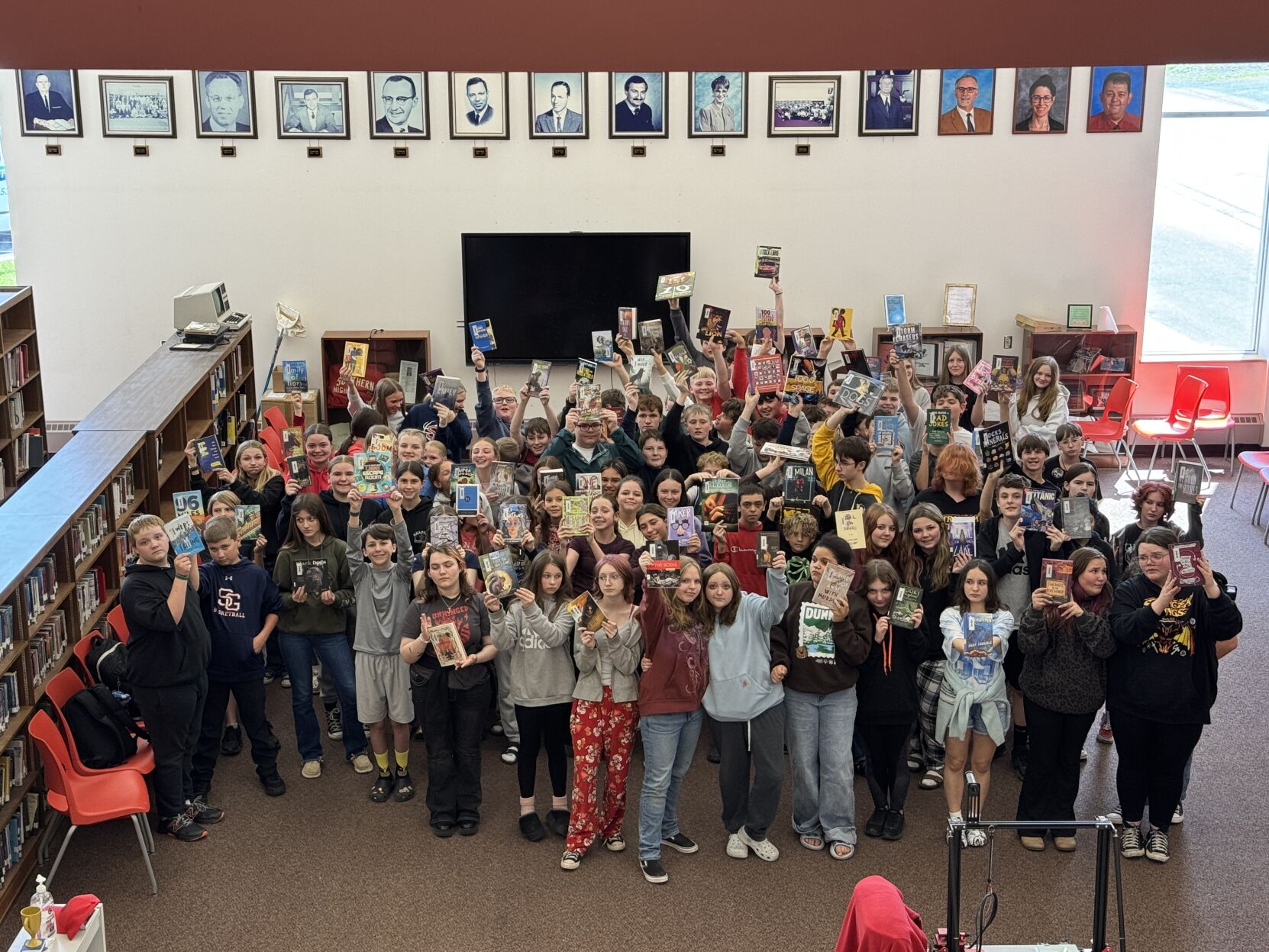 SGHS seventh grade students curate new library collection | Garrett ...