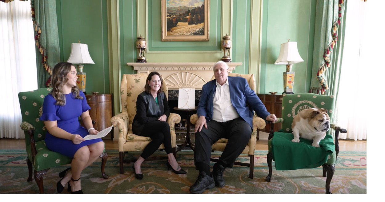 West Virginia Gov. Justice presents Rhododendron Award to Hurricane ...