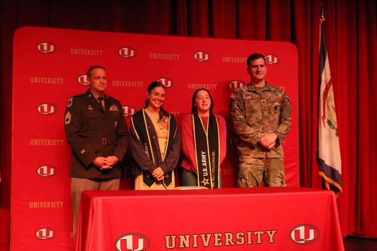 University High School honors student enlistees on West Virginia's ...