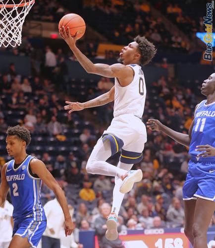 WVU matches Buffalo's physicality in return to floor | West Virginia ...