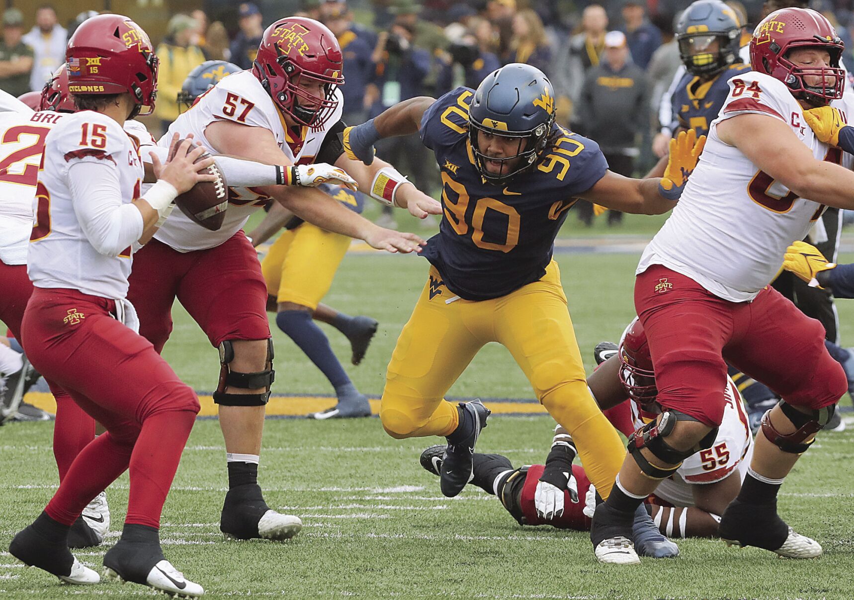 Akheem Mesidor's selection in the NFL draft is another reminder of WVU ...