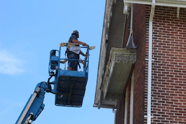 Louis Bennett Jr. building being painted, restored | News | wvnews.com