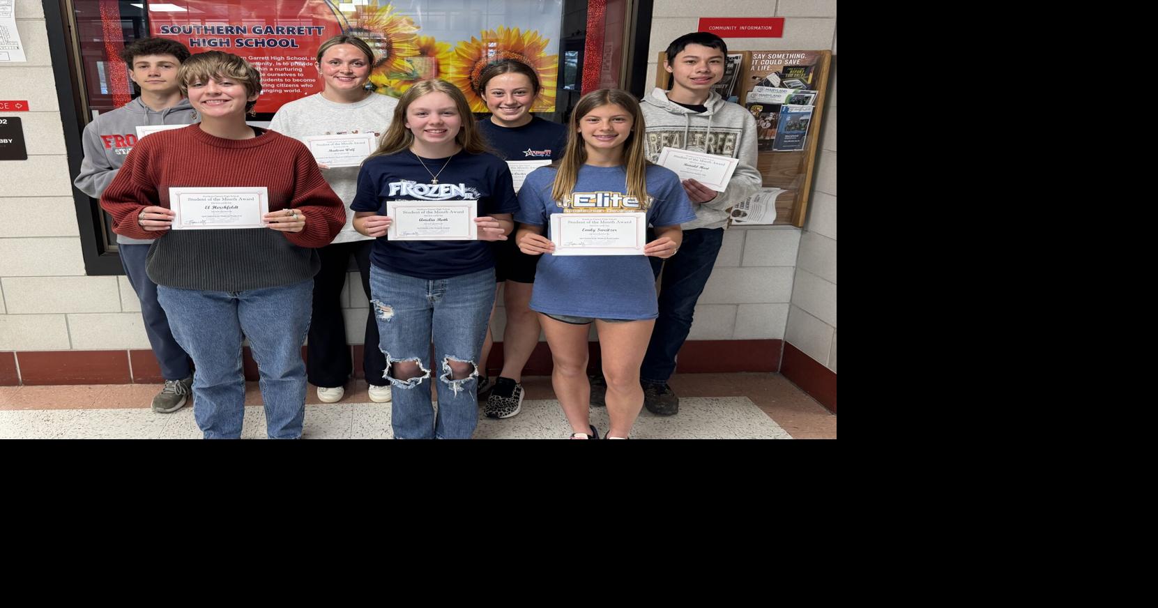 Southern Students of the Month recognized | Garrett News | wvnews.com