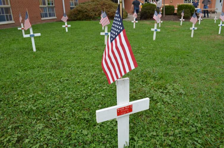 Field of crosses rise once again in honor of Veterans Day | Fairmont ...