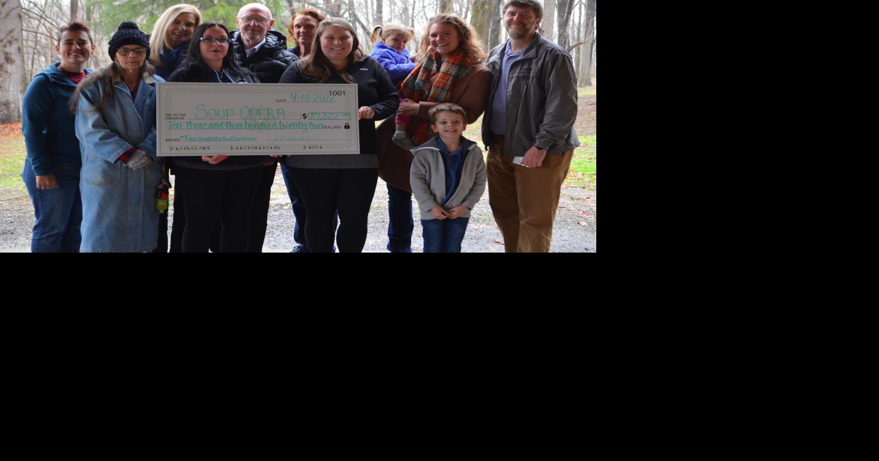 Seth Burton Memorial Disc Golf Club presents $10,000 donation to Marion ...