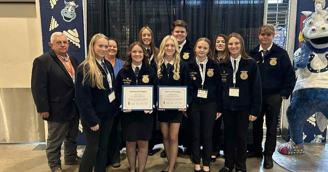 Mason County FFA members attend national convention, earn top honors ...