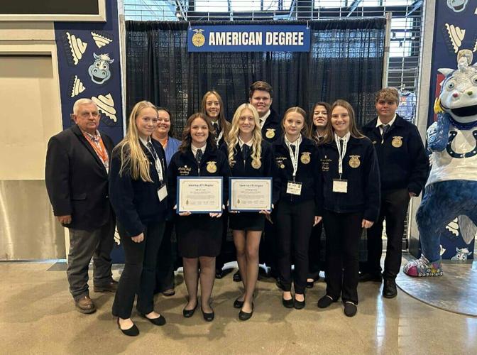 Mason County FFA members attend national convention, earn top honors ...