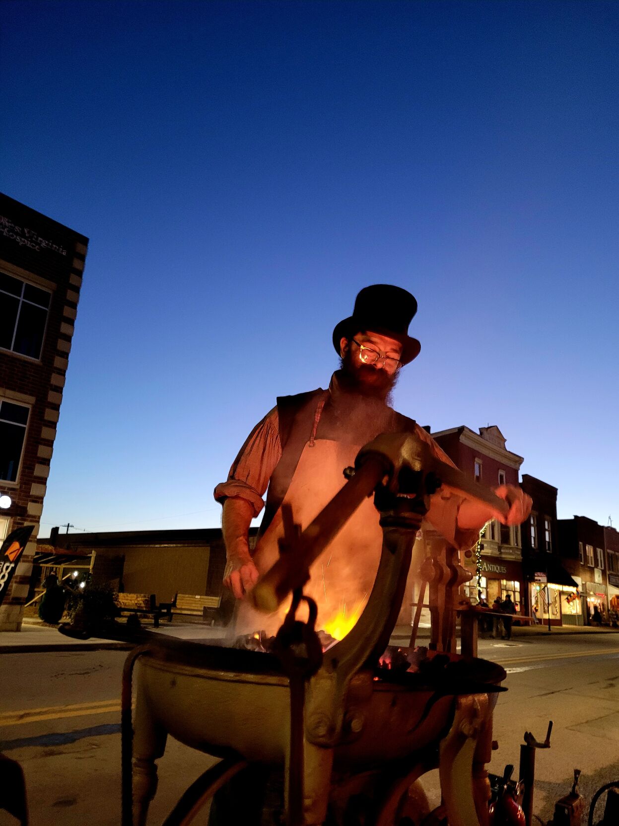 Blacksmith Tim Hibbs keeps the spirit of blacksmithing alive in North ...