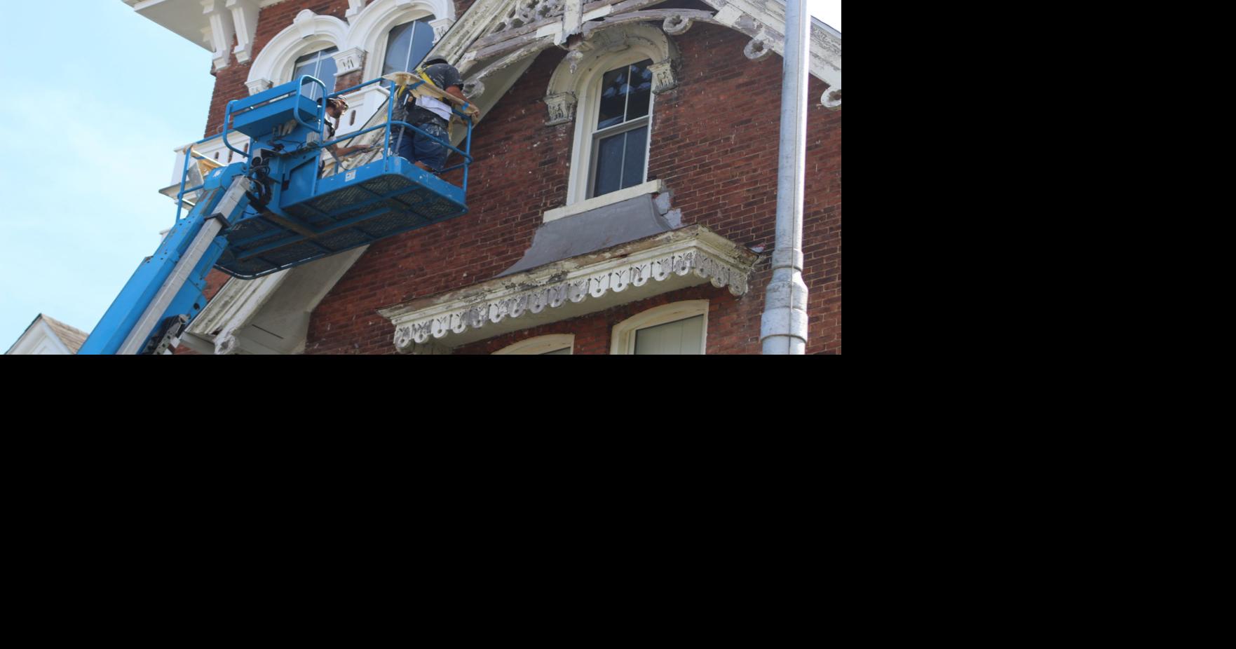 Louis Bennett Jr. building being painted, restored | News | wvnews.com