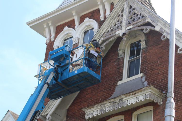 Louis Bennett Jr. building being painted, restored | News | wvnews.com