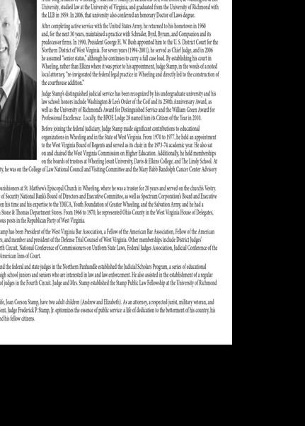 Wheeling (West Virginia) federal building, courthouse dedicated to ...