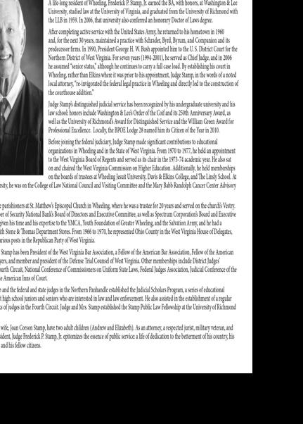 Wheeling (West Virginia) federal building, courthouse dedicated to ...