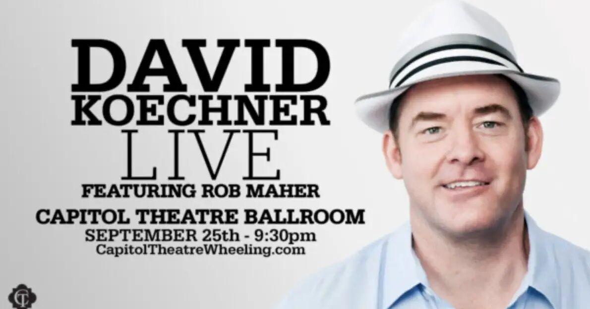 David Koechner and Rob Maher Live at Capitol Theatre Ballroom | WV News ...