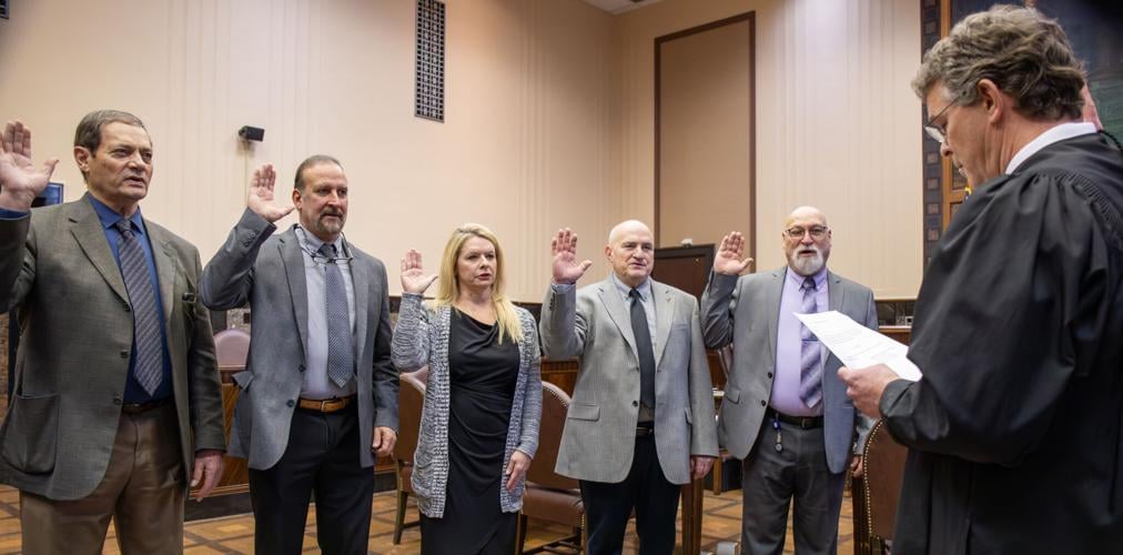 Chief Judge McCarthy swears in Harrison County magistrates & assistants ...