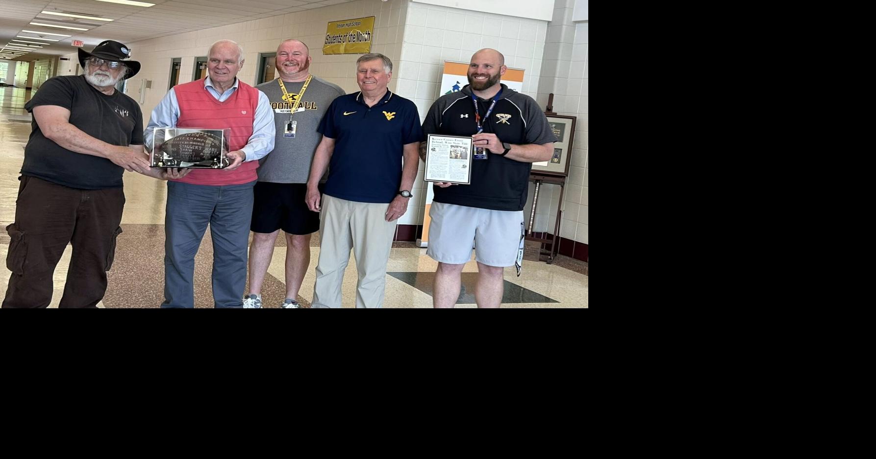 1969 state championship football gifted to Keyser High School | Mineral ...