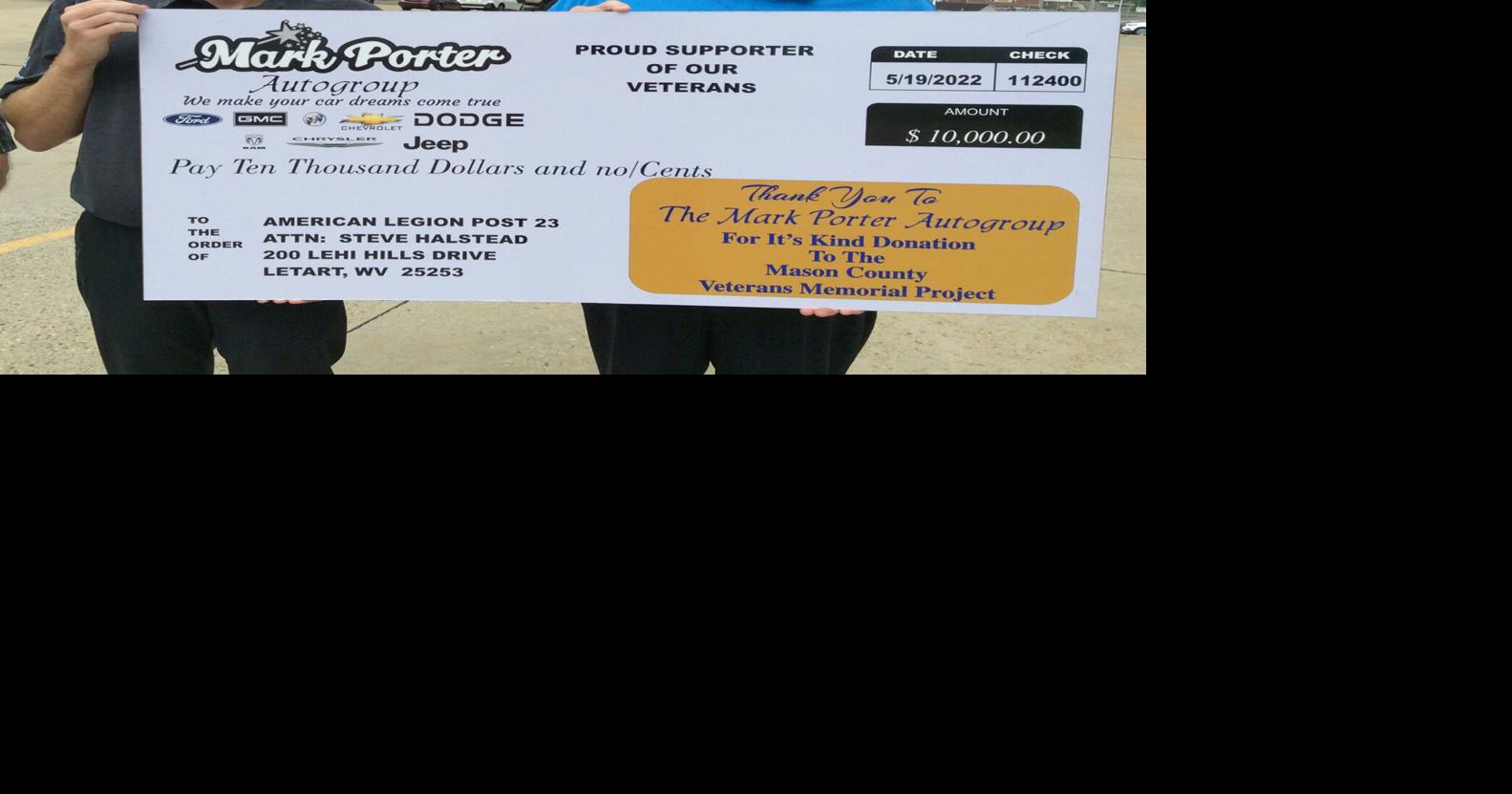 Mark Porter Auto Group makes major donation to Mason County, West ...