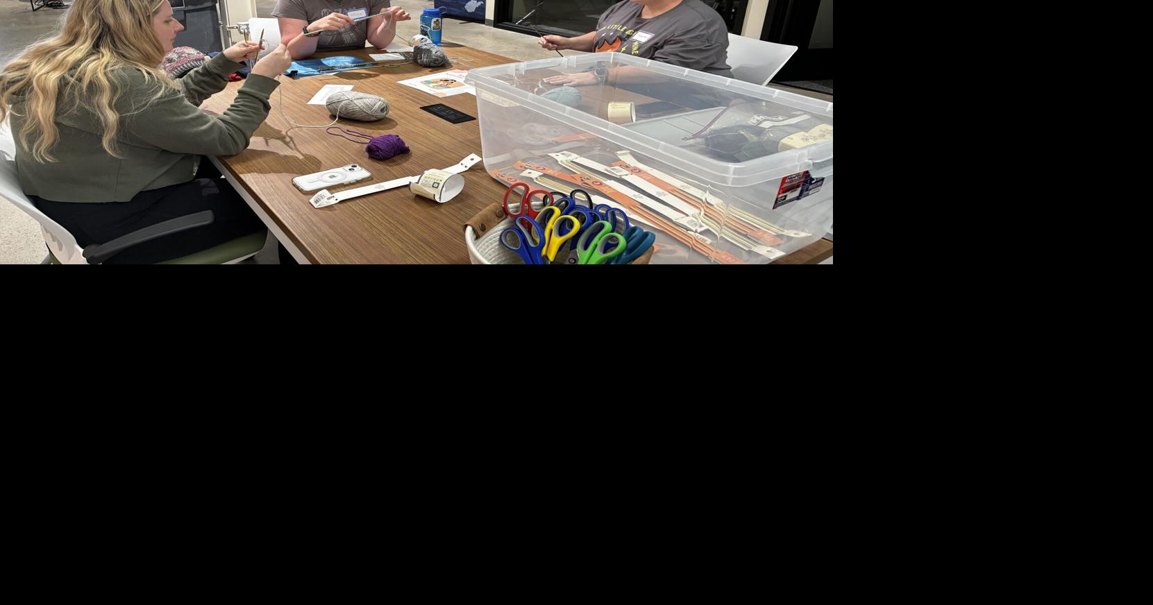 Local knitters host inaugural Knit-A-Thon to fight food insecurity ...